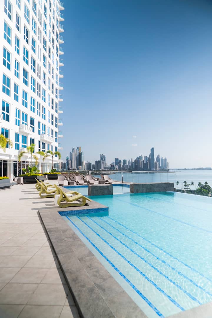 Ocean View Private Studio Apartment - Panama City