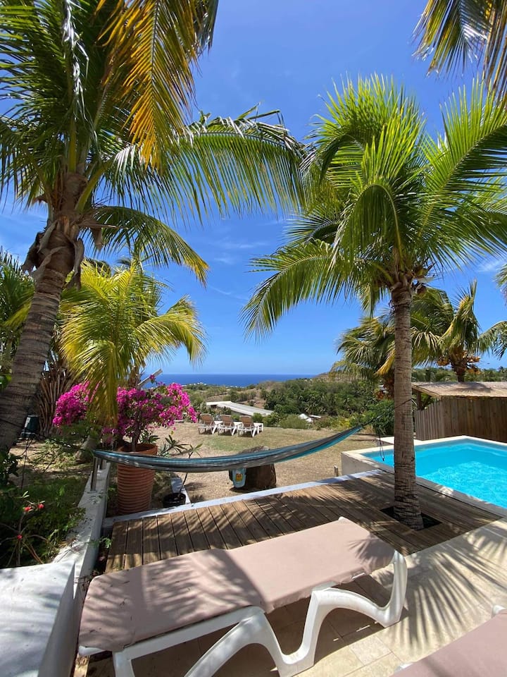 Bungalow T2 Avec Vue, Piscine - Saint-Gilles les Bains