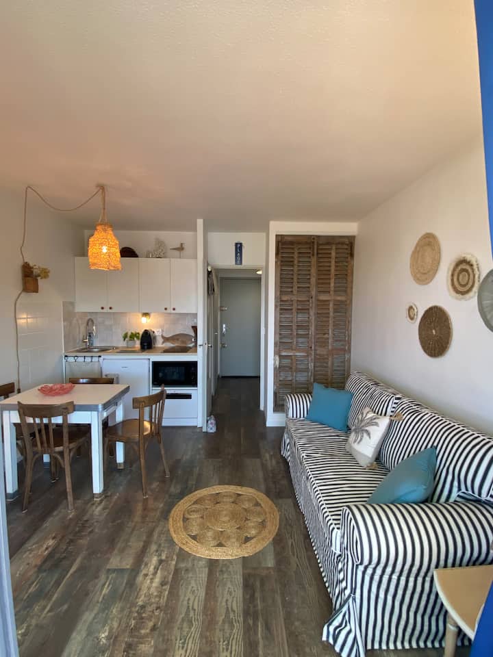 Studio Vue Mer, Avec Place Parking Privée - La Ciotat