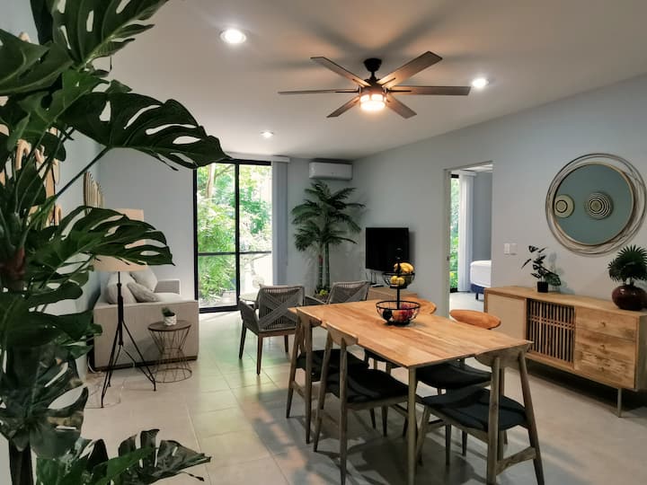 Boho Village In Pdc, 2br-2bth 150mb Wifi - Playa del Carmen
