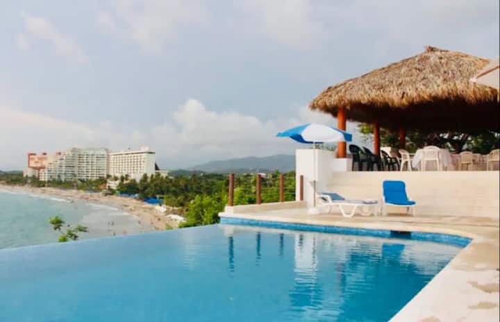 Amplio Depa Con Gran Terraza Priv C/ Vista Al Mar - Zihuatanejo