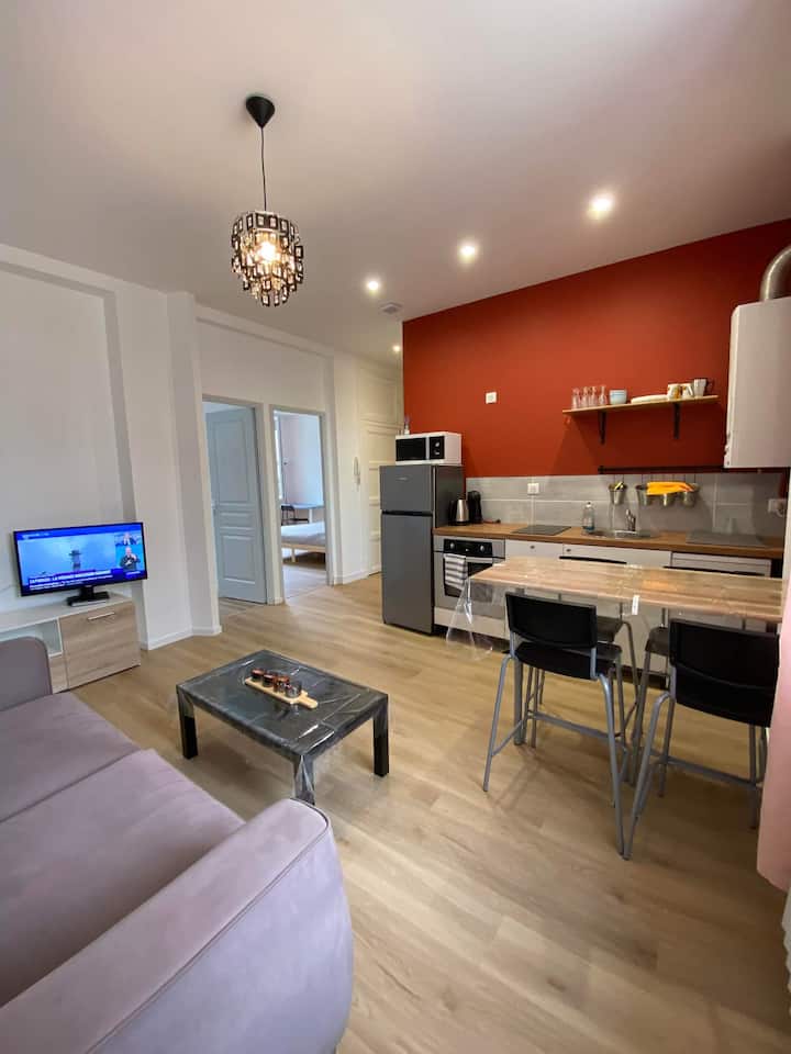 Logement Renove Et Equipé Proche République T3 - Saint-Apollinaire