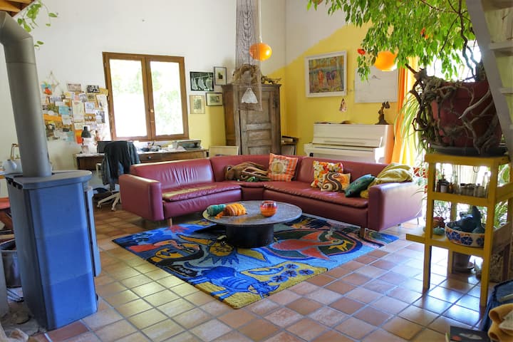 Chambre Privée Dans Une Maison D'artiste - Montbrun-les-Bains