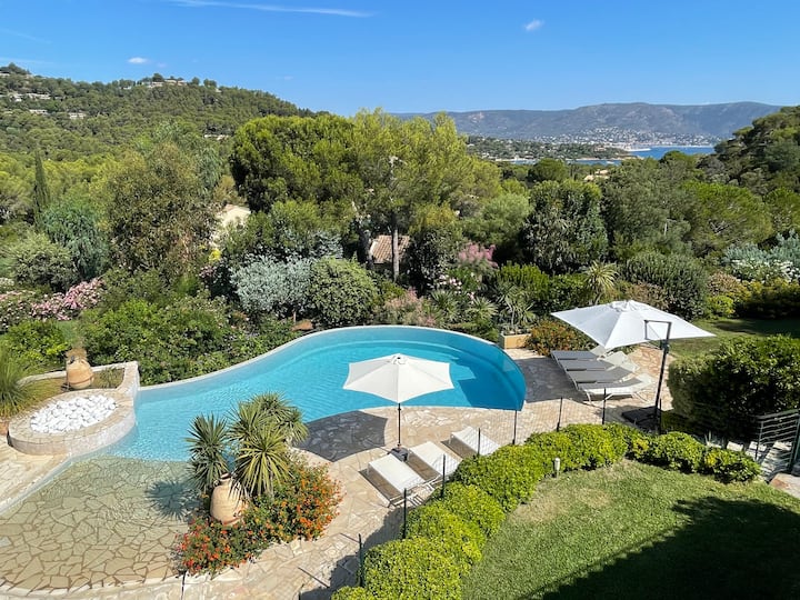Magnifique Villa Dans Un Domaine Privé - Vue Mer - Costa Azul