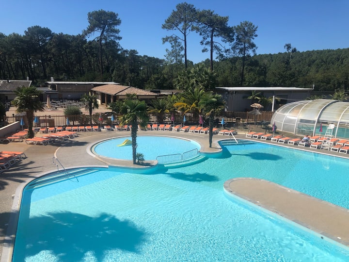 New Mobilhome Clim Le Cap Des Pignes Cap Ferret - Lège-Cap-Ferret