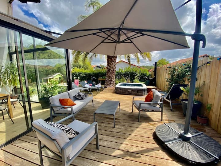 Maison Chaleureuse Avec Jacuzzi - Bayonne