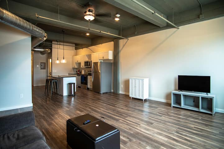 Brand New 1 Bed/1 Bath Downtown Davenport Loft! - Davenport, IA