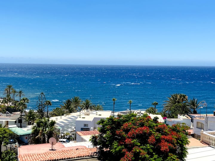 Lovley 2 Bedroom Apartment With Pool And Sea View - Maspalomas