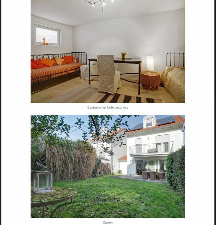 Kuschelige Souterrainwohnung F. 2 P - Ismaning