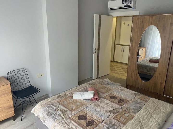 2+1 Luxury Apartment Swimming Pool - Antalya