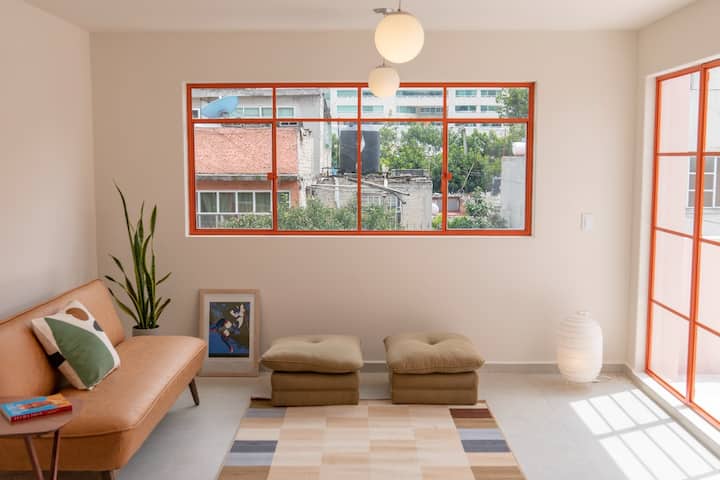 Modern Apt. With Private Terrace Near Palmas - Mexico City