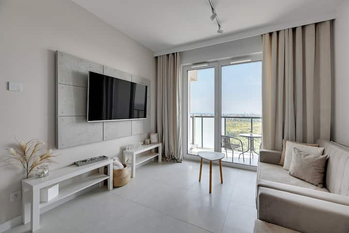 City View | Letnica 152 With Balcony - Gdańsk