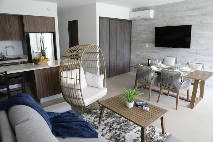 Casa Santos  Con Jacuzzi En Ph ,  Aldea Zama Tulum - Tulum