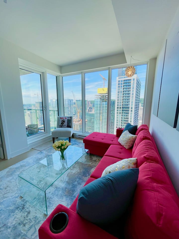 Executive Skyline Suite On 45th Floor Sunset Views - Montreal