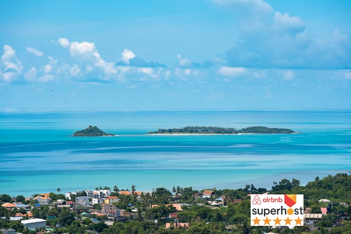 Superbe Villa, Magnifique Vue Mer, Piscine ! - Ko Samui
