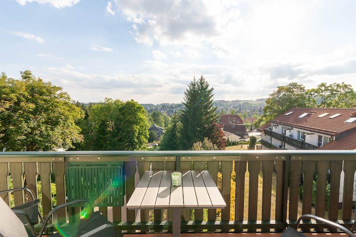Ferienwohnung Blickfang | Balkon Und Traumblick - Braunlage