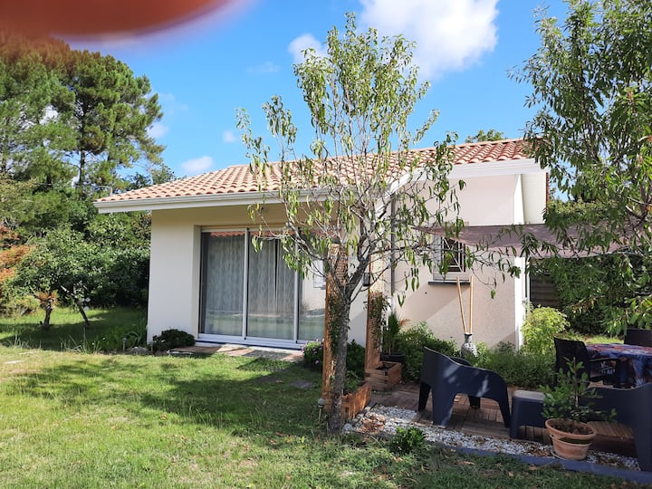 Beau 2p De Plain-pied , Terrasse Jardin. - Biscarrosse