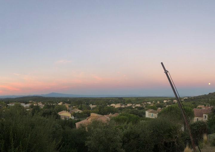 Maison Bois En Campagne Piscine Et Vue Splendide - Saint-Laurent-des-Arbres