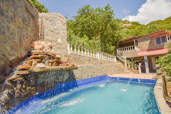 Cabaña Con Vista Al Mar Y Piscina #2 - Santa Marta, Colombia