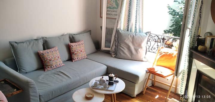 Superbe Appartement En Résidence Avec Cheminée - ibis Paris Pont de Suresnes Longchamp