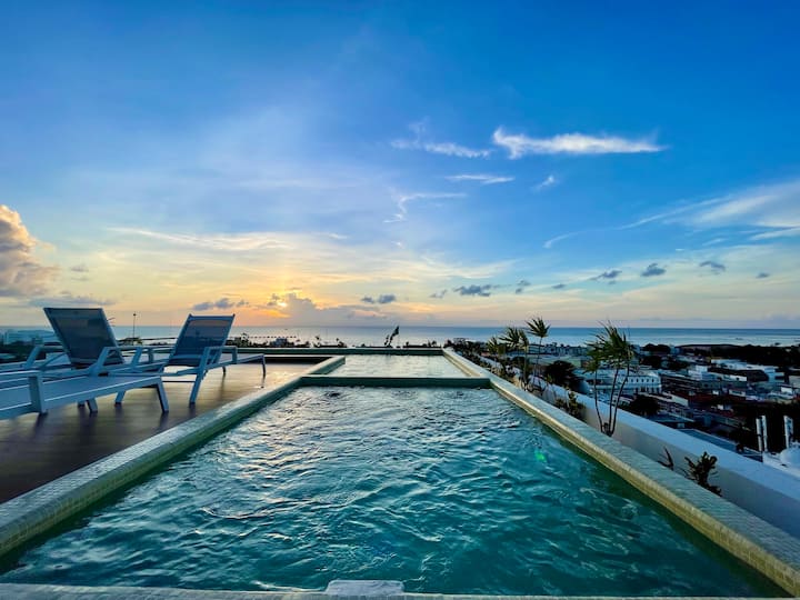 Brand New 2br/2ba - 6th Floor Downtown Cozumel! - Cozumel