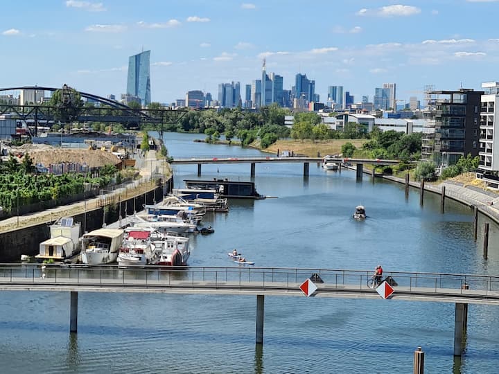 Hafenloft Mit Inselsuite - Wohnen Am Wasser - Offenbach am Main