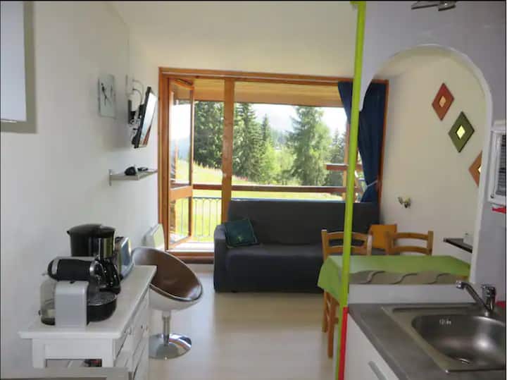 Arc 1800 - Studio 5p. - Parking Couvert Inclus - Bourg-Saint-Maurice