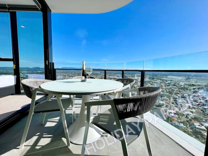 *Luxury S Casino Residence- Great River 2bdr Wi-fi - Broadbeach