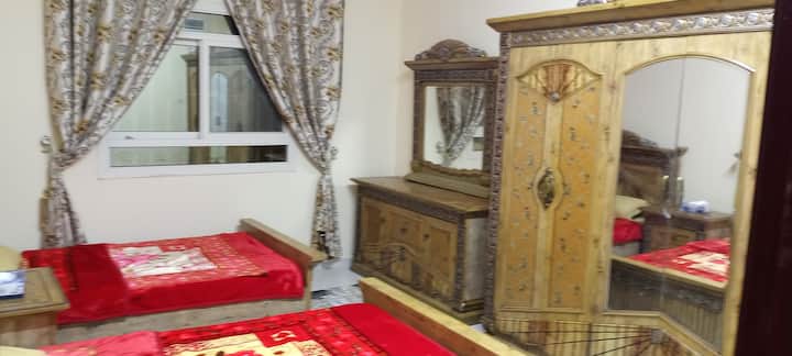 شقة غرفتين وصاله شامل مع إطلالة رائعه - Ajman