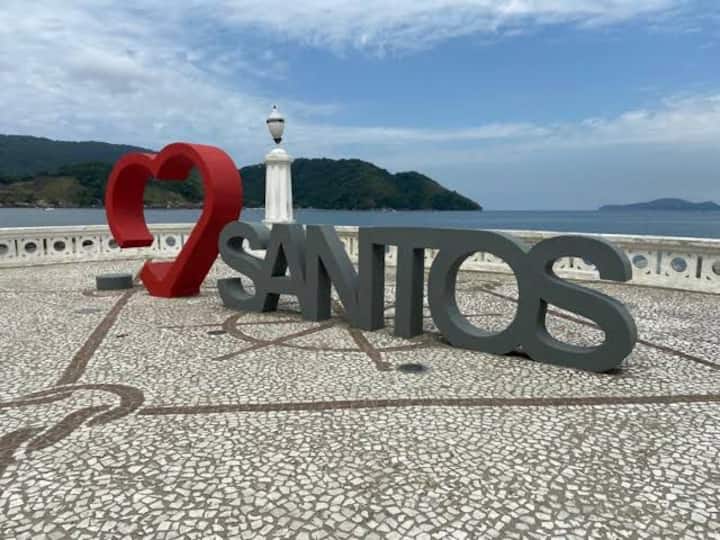 Apartamento Encantador Em Frente Ao Shopping - Santos, Brasil