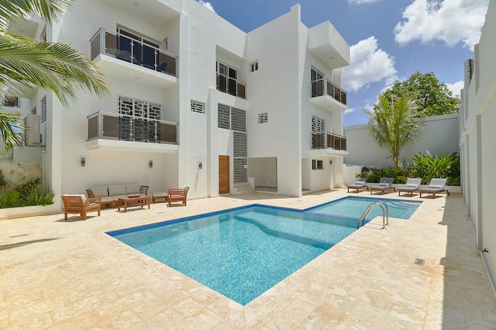 Bel appartement d'une chambre à 3 minutes de la plage de Bayahibe ...