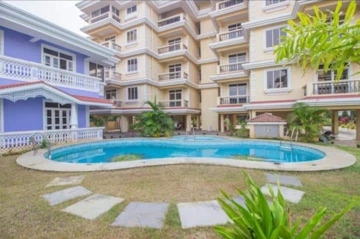2 Bedroom Apartment With Pool Close To The Beach - Goa