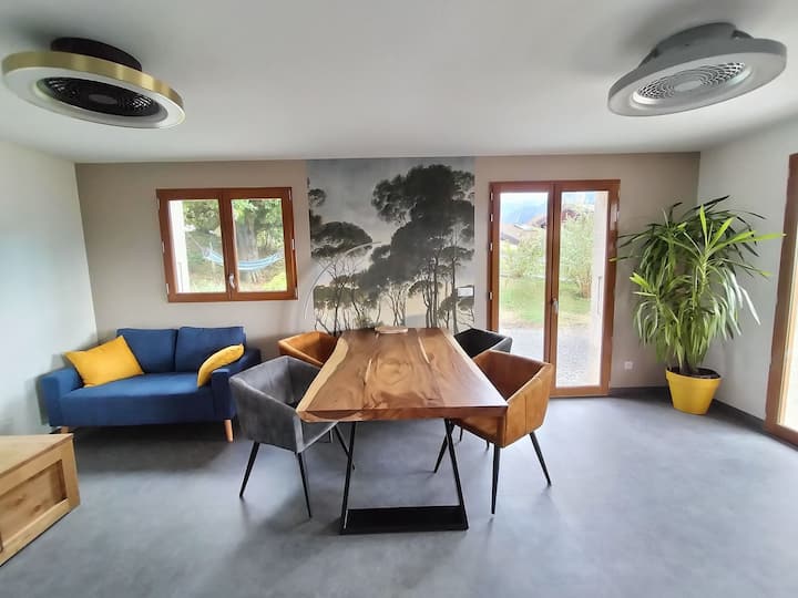 Chambre Au Calme, Maison Avec Vue Sur Montagnes - Praz de Lys Sommand