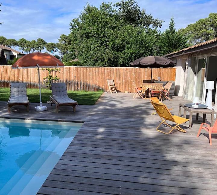 La Teste De Buch - Maison De Vacances Avec Piscine - Dune du Pilat