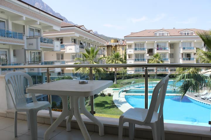 Standart Havuz Manzaralı 1+1 Oda - Kemer