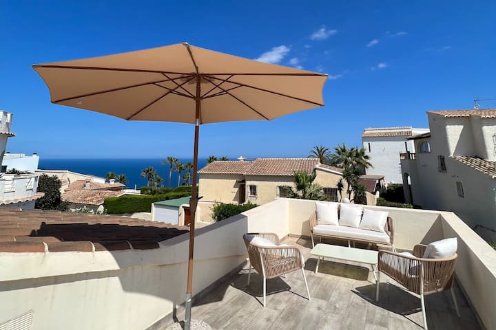 Luminosa Villa Con Vistas Al Mar En Cala Moraig - Moraira