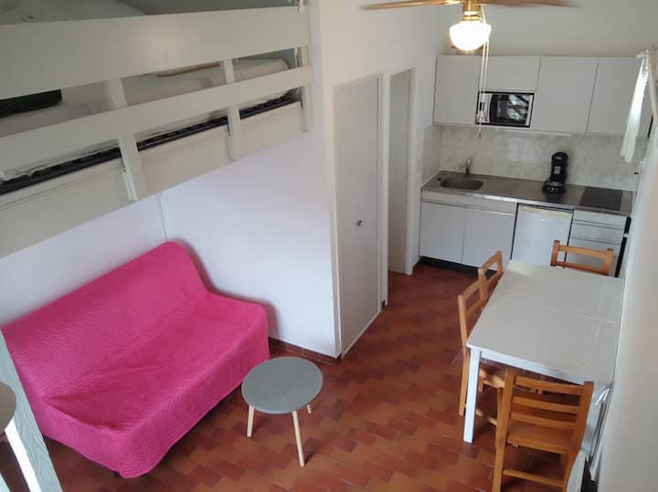 Studio Mezzanine à 100m De La Plage - Le Barcarès