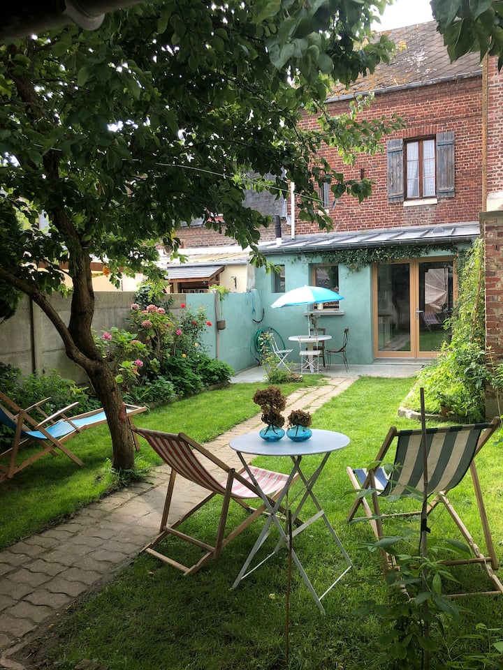 Charmante Maison Et Son Jardin Au Coeur De Mers - Eu