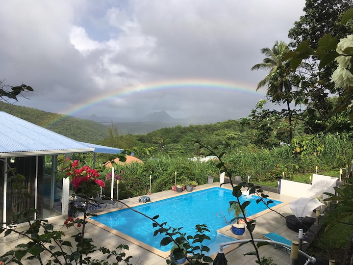 Villa Avec Cadre Exceptionnel Et Vue Panoramique ! - Martinica
