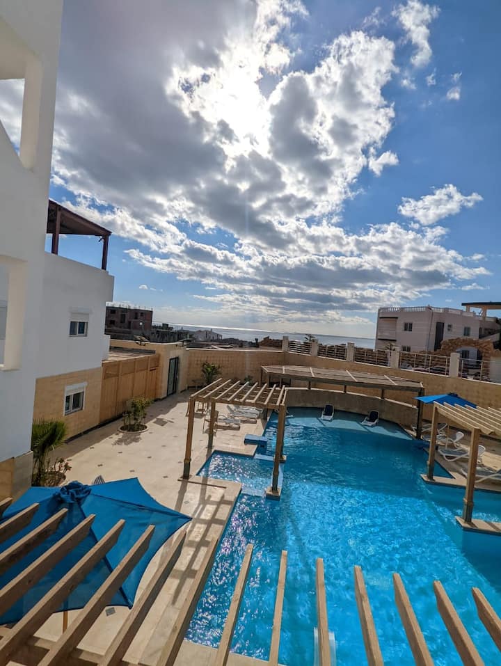 2 Br, 2 Bath, Seaview, 2 Pools, 300m From The Sea - Sharm El-Sheikh