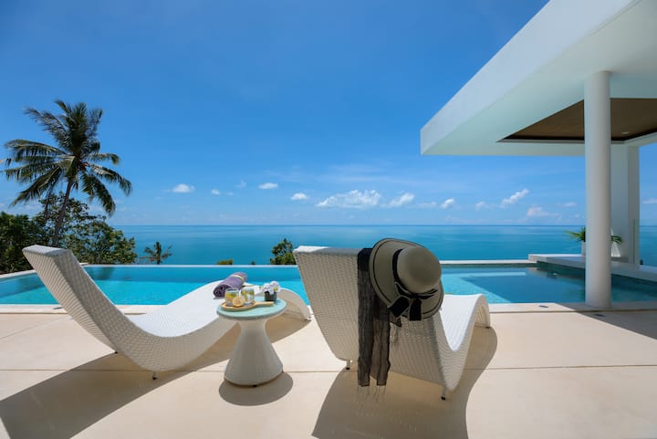 Top Luxury Sea View Villa - Ko Samui