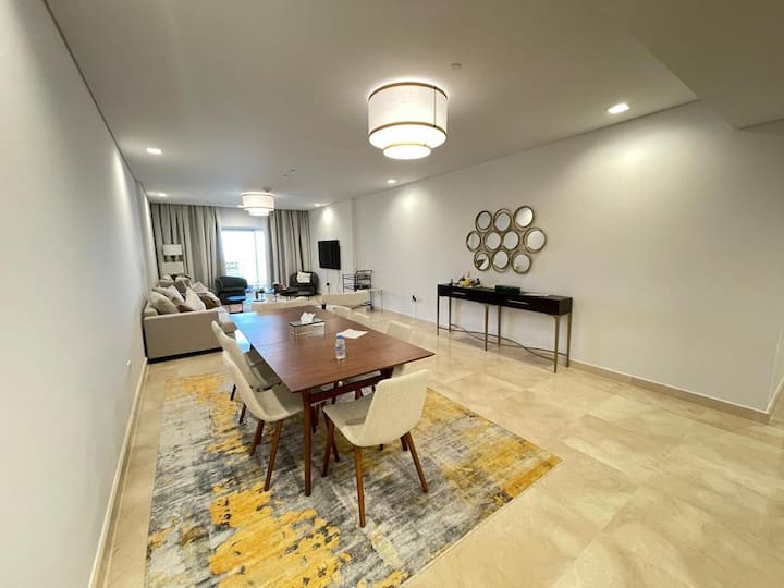 Full Sea View Suspicious 3+1 Br Apartment. - Doha