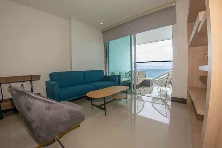 Apartamento Completo Piso 24 Con Vistas Increíbles - Cartagena