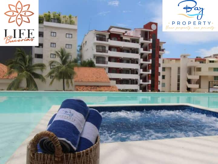 Life Pb2 Apt. Two-story Family In Bucerias - Bucerías