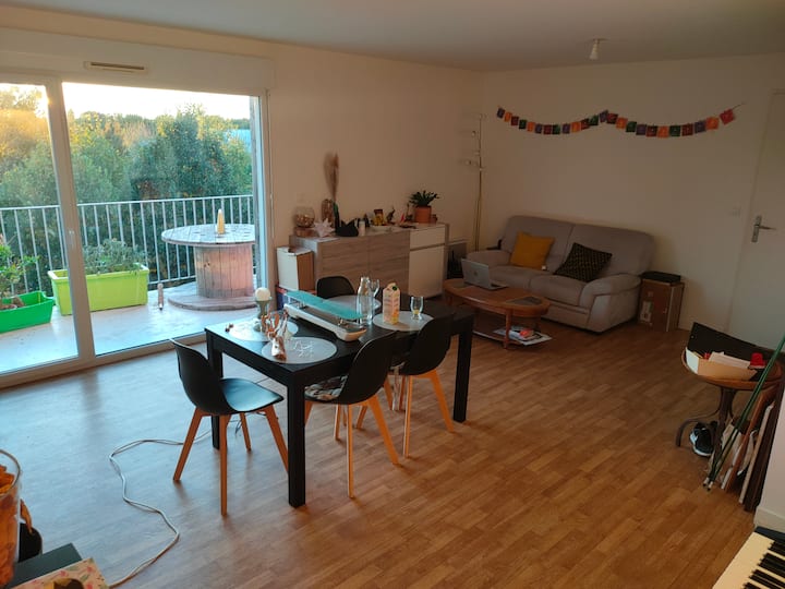 Superbe Appartement Au Calme , Lieu Verdoyant. - Saint-Étienne-de-Montluc