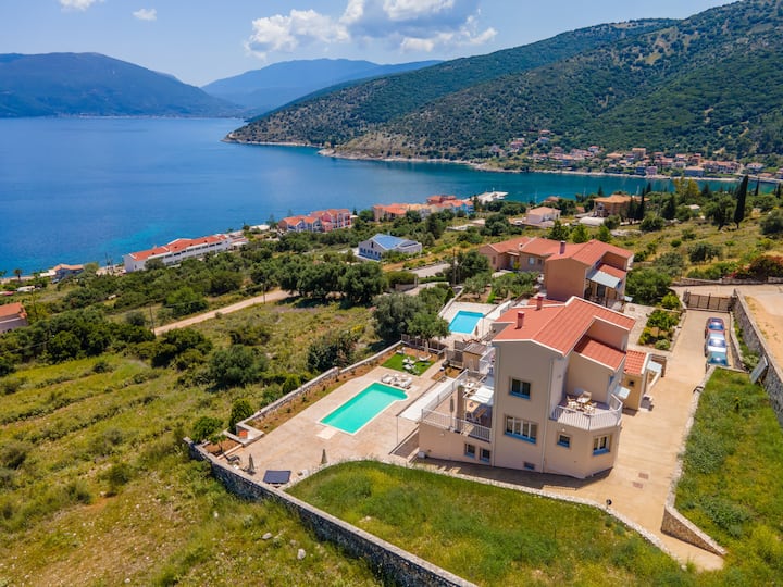 Kandia Villa Ii With Private Pool & Amazing Views - Kefalonia