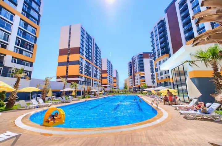 Luxe 2+1 Appartement Met Zwembad In Antalya - Adalia