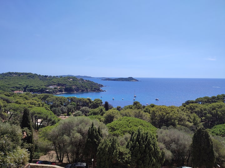 Magnifique Appartement Vue Mer Au Cœur Du Village - Île de Porquerolles