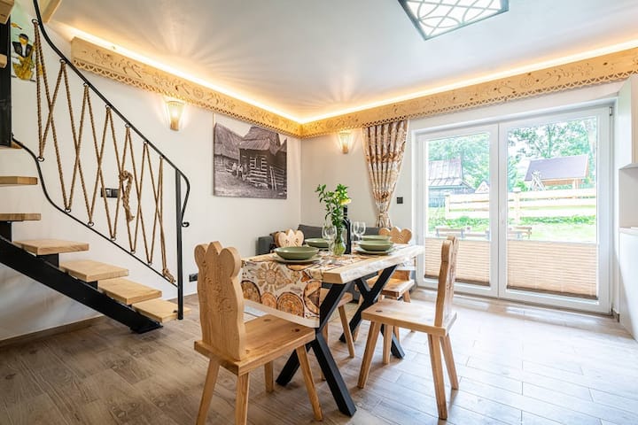 Apartament W Domku Góralskim Z Jacuzzi I Sauną -