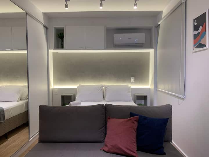 Apartamento Encantador No Bairro Da Liberdade - Liberdade